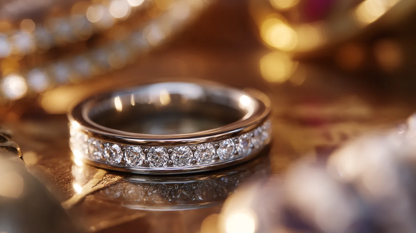 Elevate Your Style with Stunning Channel Set Diamond Bands